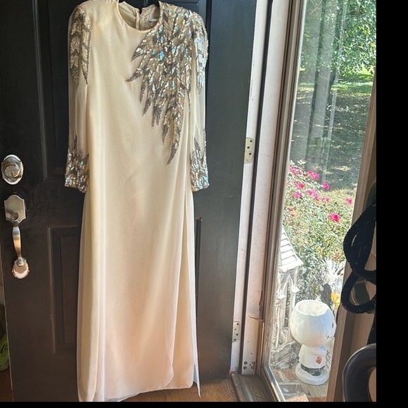 George Allette | Dresses | Vintage George Allette Caftan Beaded Gown ...